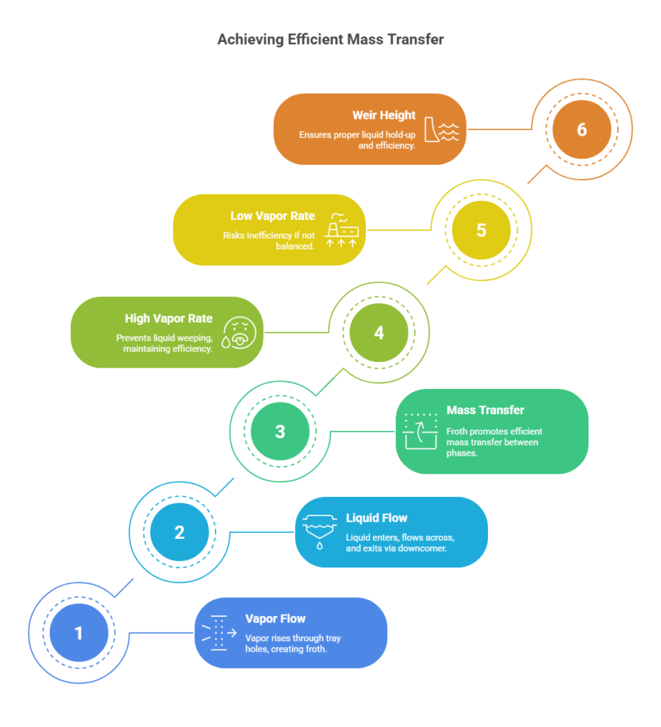 Sieve Trays in Distillation Columns | Function, Design & Use